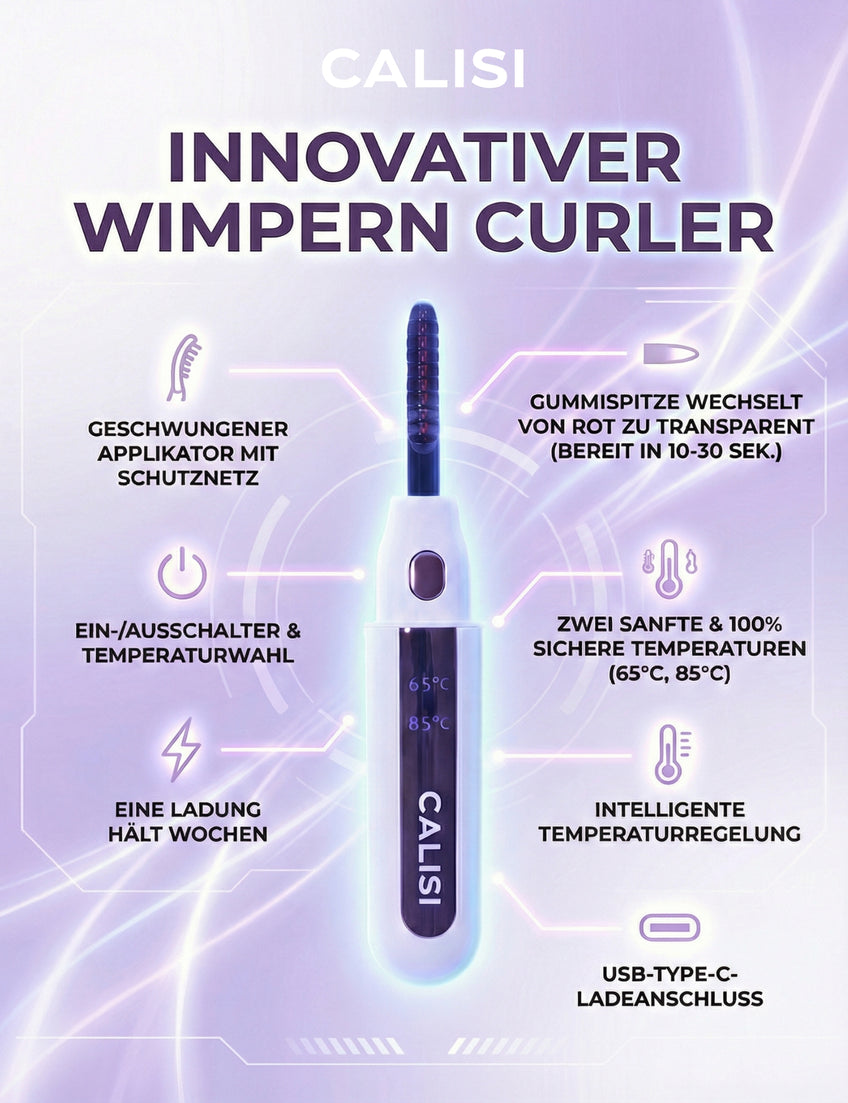 Entdecke den CALISI CURLER™ - der beste Beheizte Wimpern Curler ...